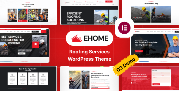 Ehome - Roofing Services WordPress Theme by Gramentheme | ThemeForest